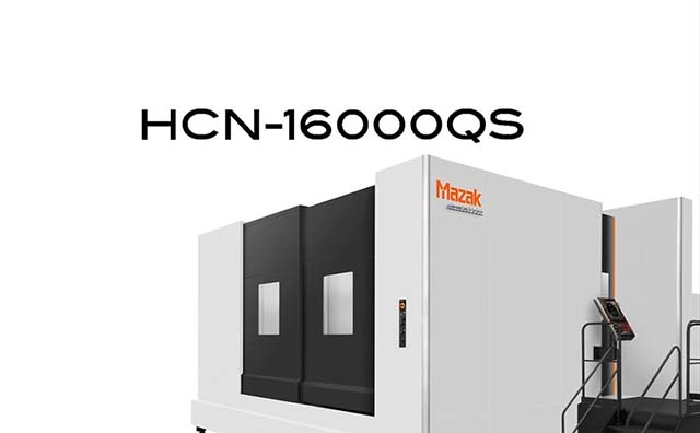 HCN-16000QS: Horizontal machining center with quill | Mazak Corporation